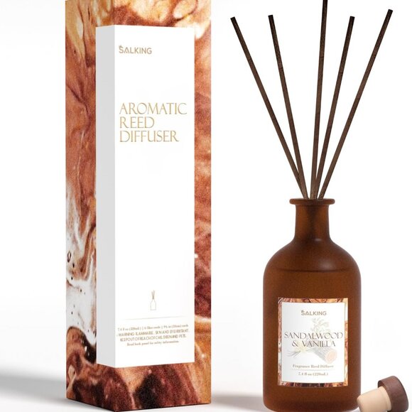 SALKING | Bath | Aromatic Reed Diffuser Tabacco Patchouli 74oz New | Poshmark